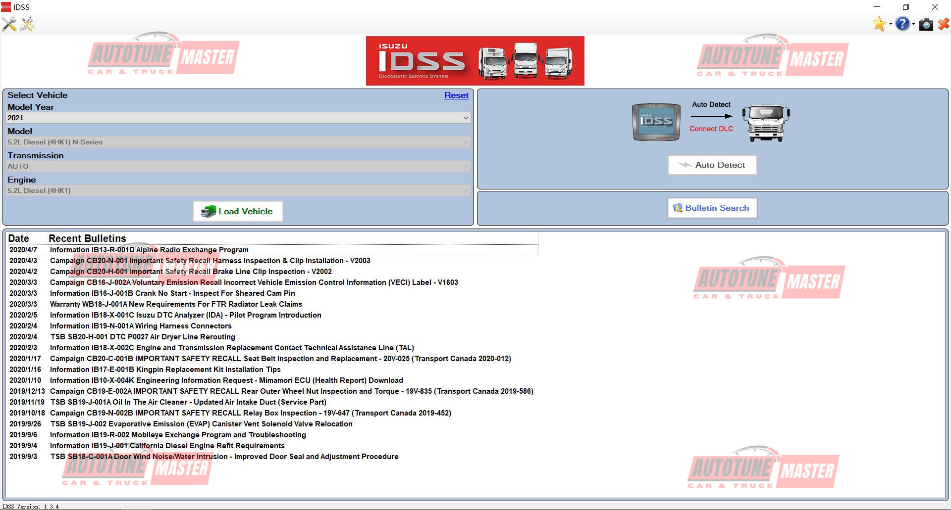 ISUZU US-IDSS 2025 DIAGNOSTIC SOFTWARE