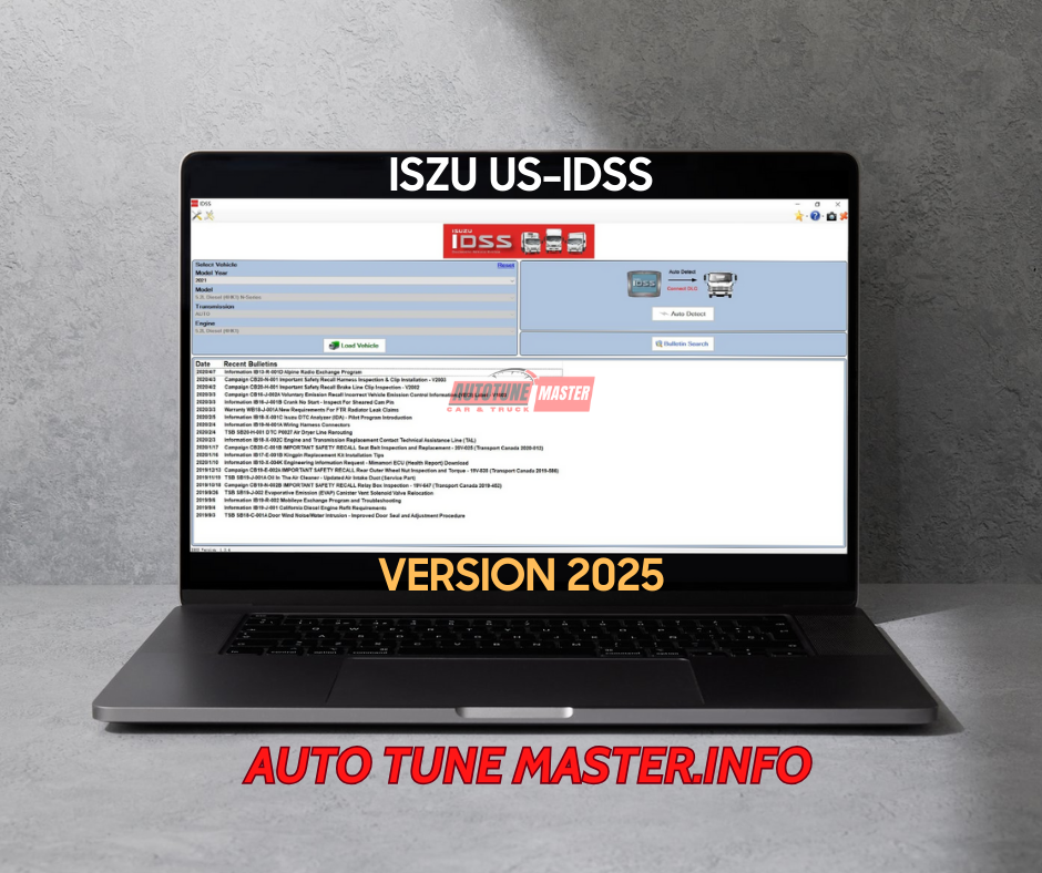 ISUZU US-IDSS 2025 DIAGNOSTIC SOFTWARE